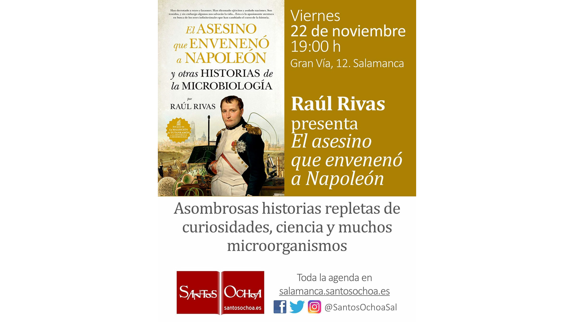 Raúl Rivas, profesor de Microbiología, presenta su segundo libro ...